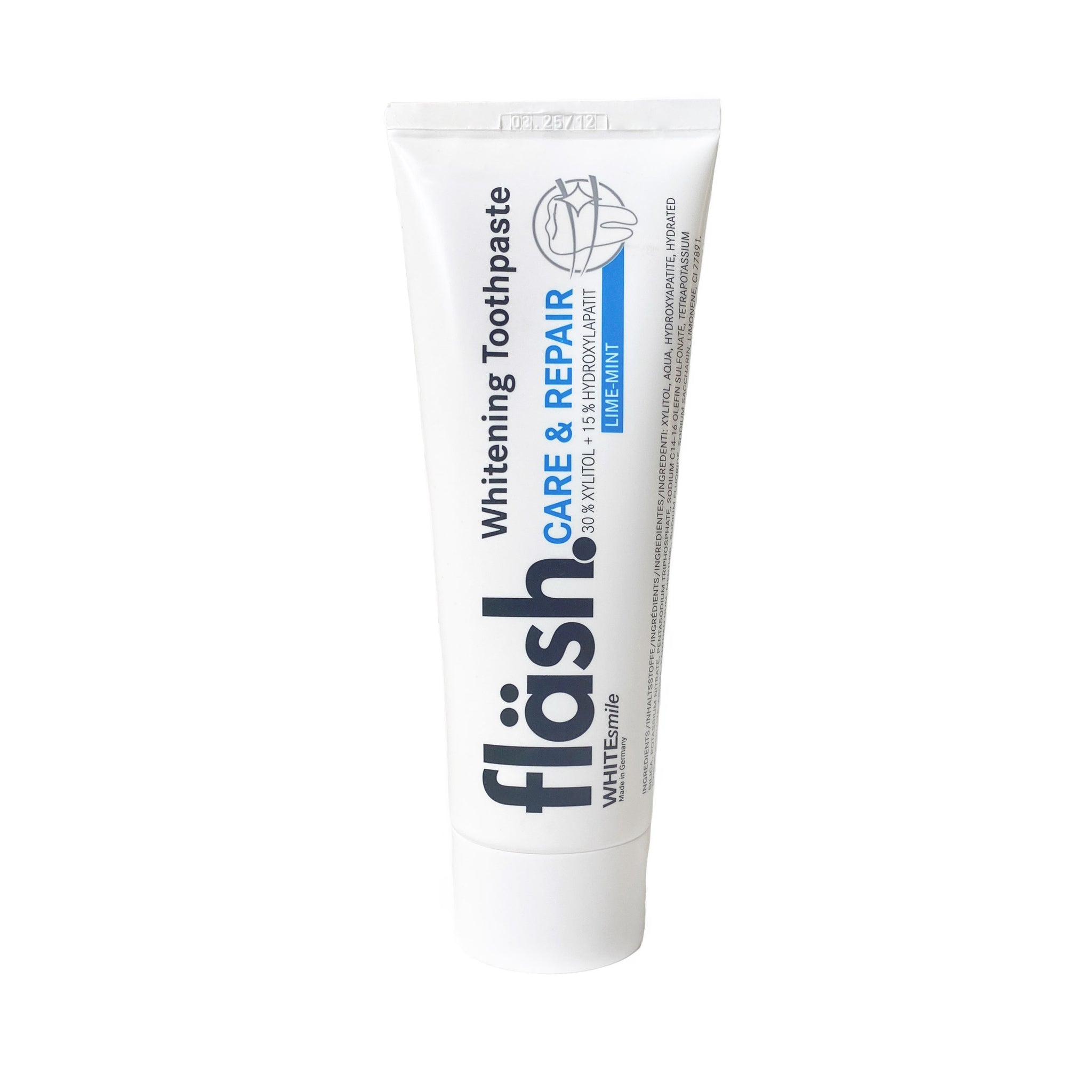 Flash Teeth Whitening Toothpaste Lime Mint Flavor care and repair (75 ...