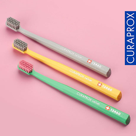 Curaprox Toothbrush CS 12460 Velvet - Soft Toothbrushes for Adults ...